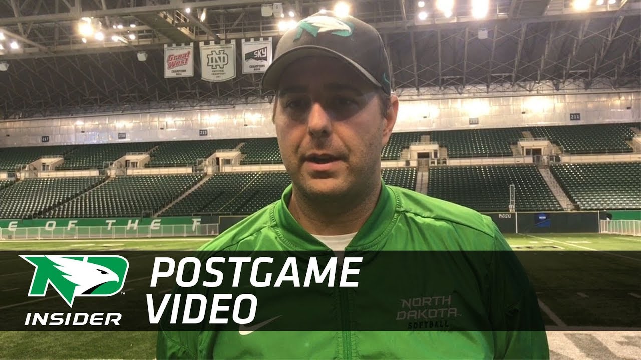 Jordan Stevens Post Game | UND Softball | 3/30/18 - YouTube