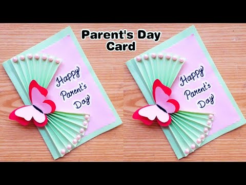 Easy Parents Day Card Idea from Paper | Parent's Day Greeting Card ...