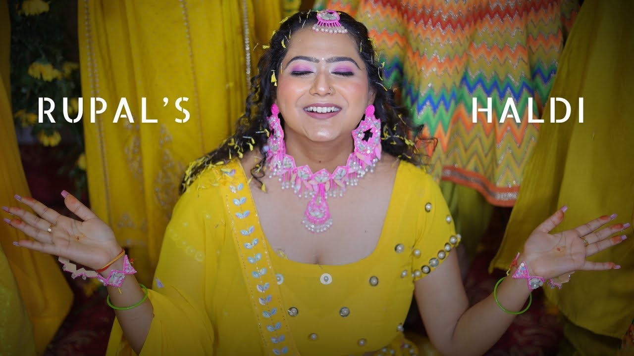 Rupal's Radiant Haldi Ceremony | Beautiful Haldi Glimpse | Cambuz - YouTube