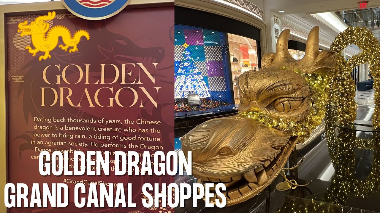 Golden Dragon Grand Canal Shoppes Las Vegas | Chinese Dragon | Las ...