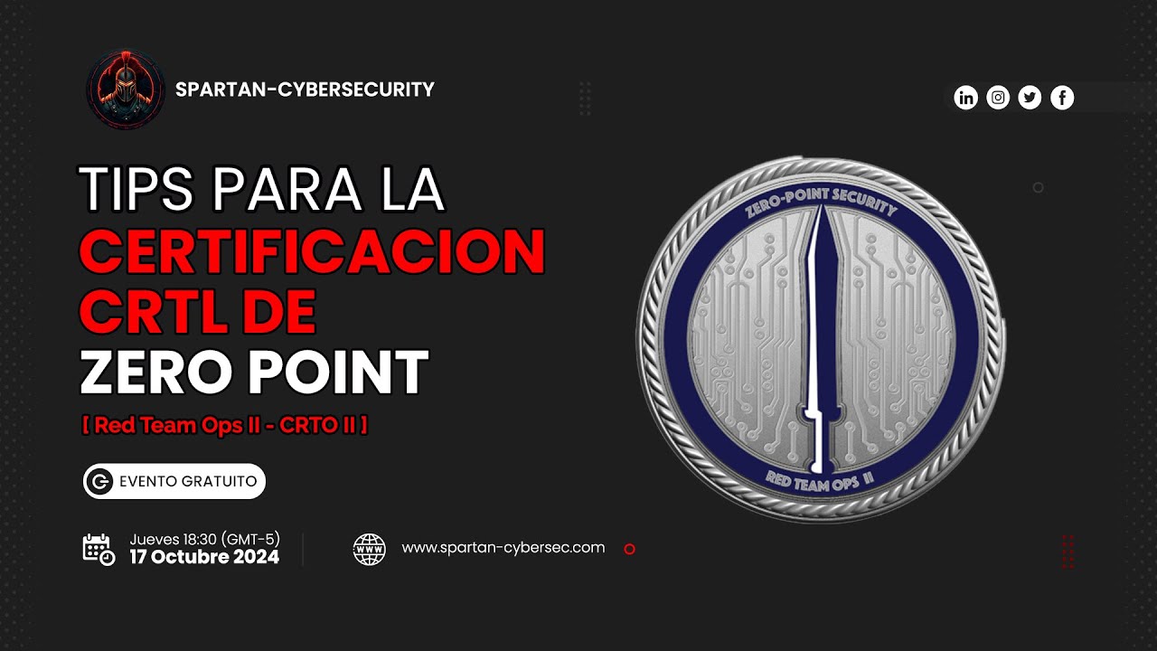 Hablando de la CERTIFICACION de ZeroPoint CRTL - (Red Team Ops 2) - YouTube