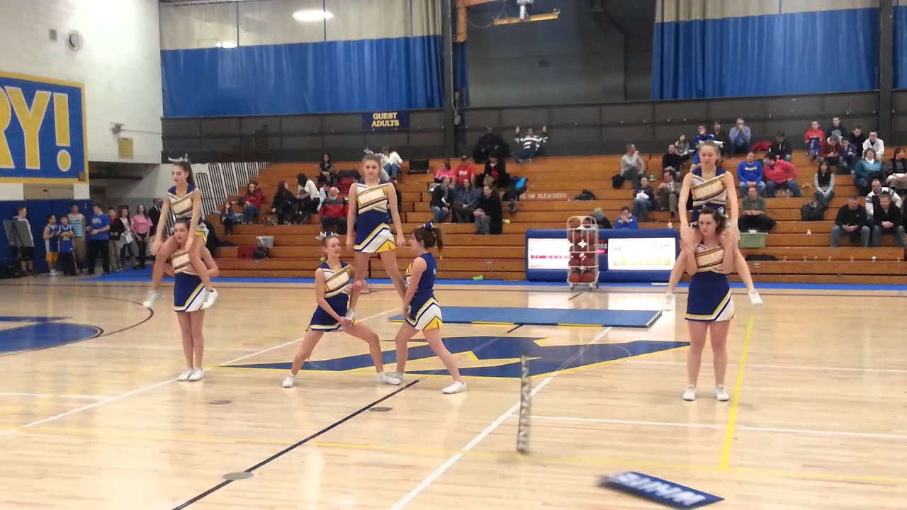 Mukwonago JV Cheer and Stunt Team. 2/15/13 - YouTube