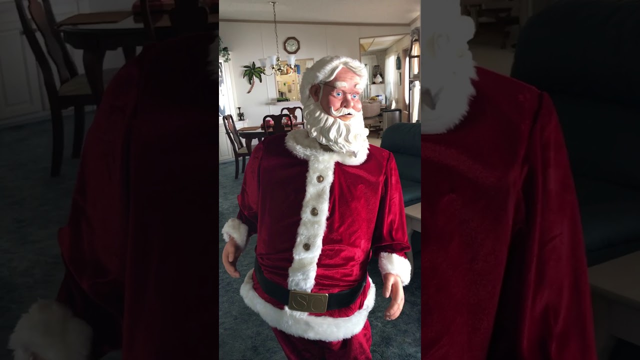 Singing Santa - YouTube