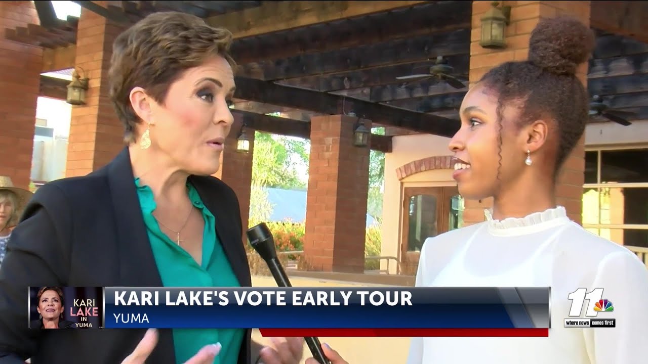 Kari Lake visits Yuma County Recorder’s Office - YouTube