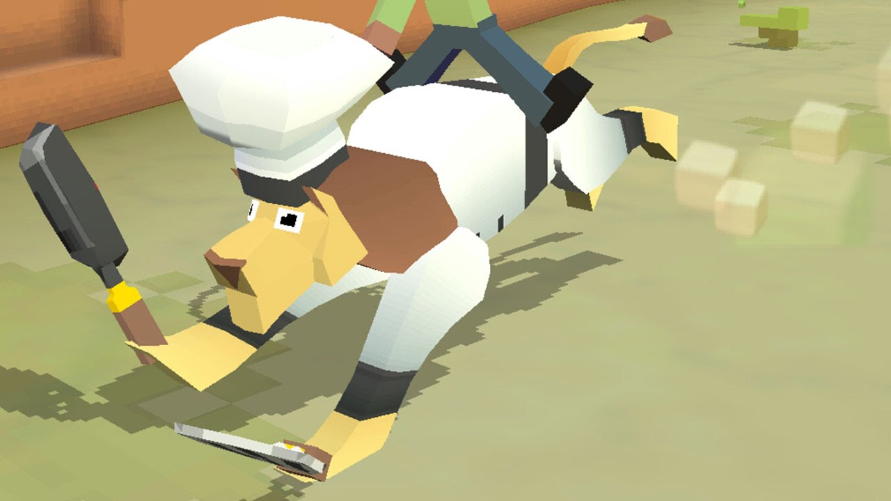 Taming the Chef Lion- Secret Rodeo Stampede Lion - YouTube