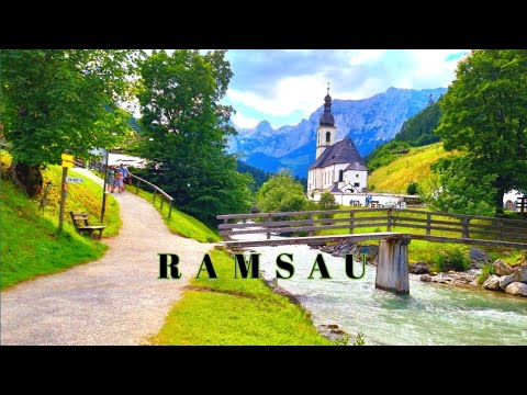 Ramsau postcard perfect village🏕🏕🏞 | hiking from hintersee to Ramsau ...