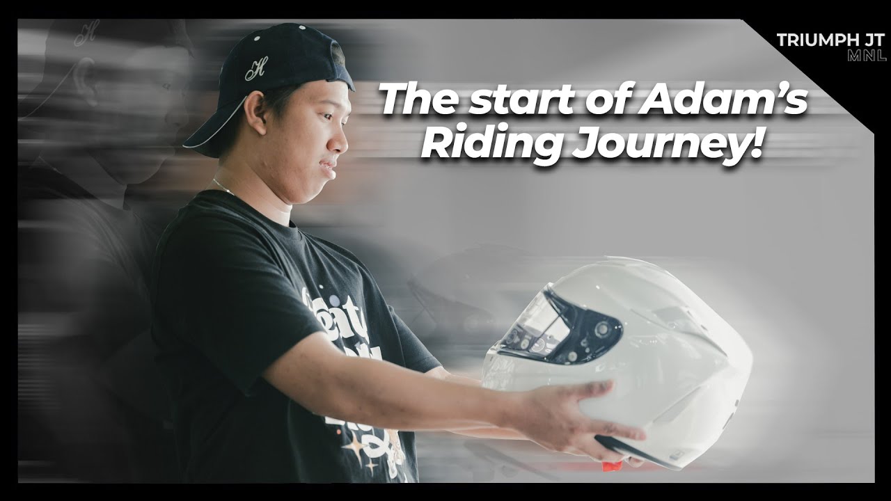 Adam Alejo starts his Motorcycle Journey at Triumph JT! - YouTube