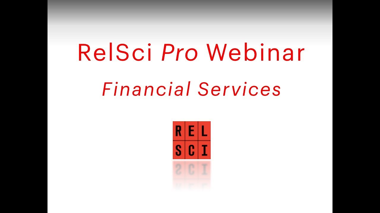 RelSci Pro - Financial Services - YouTube