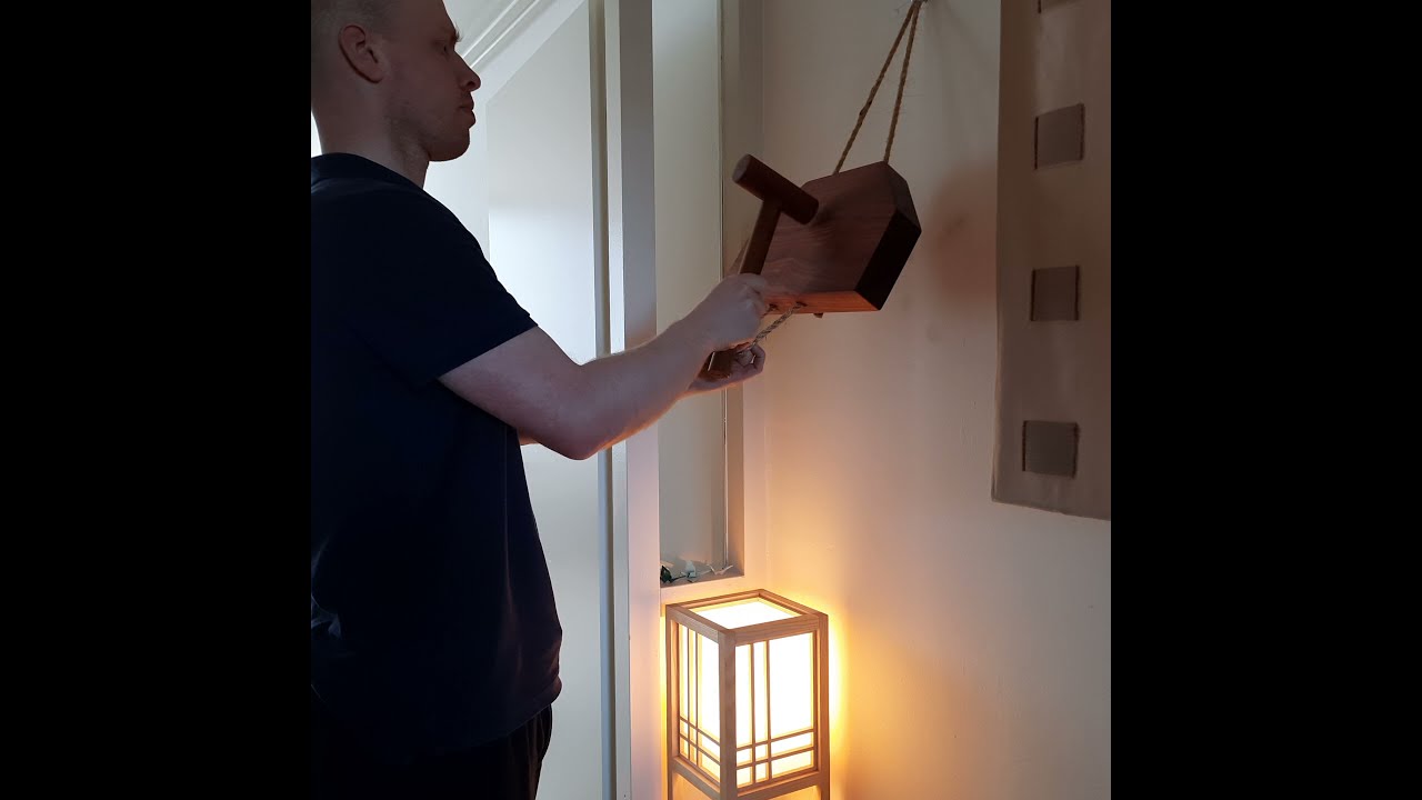 Japanese Wooden Han 板, Moppan 木版 #shorts | Wooden Gong or hanging ...