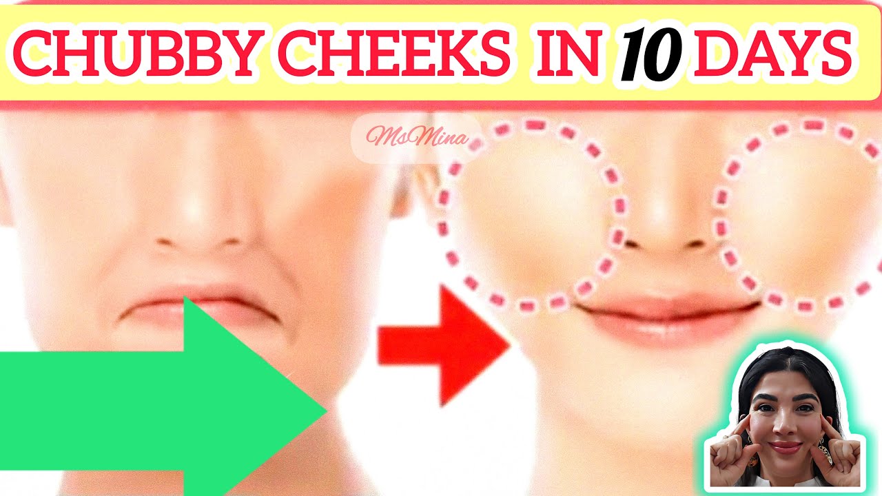 FULLER CHEEKS EXERCISE FOR BEGINNERS! Get Chubby Apple Cheeks, Lift ...