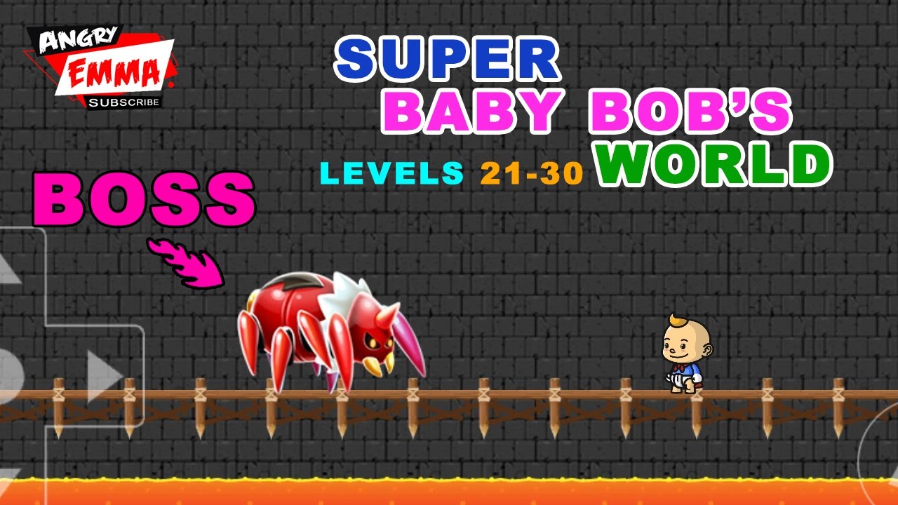 Super Baby Bob's World - Levels 21-30 + BOSS - YouTube