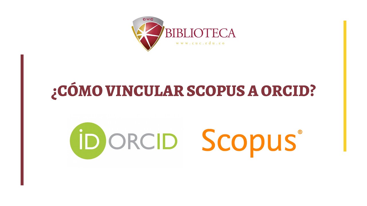 Como vincular Scopus a Orcid - YouTube