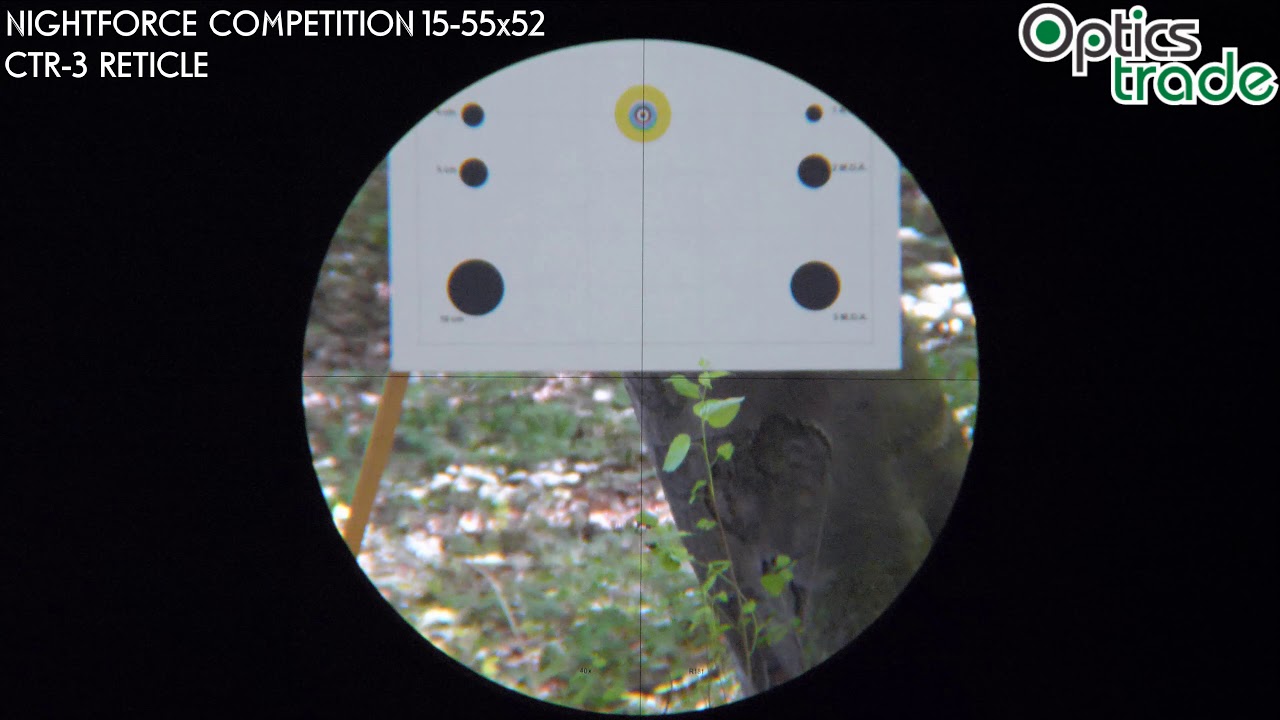 Nightforce Competition 15-55x52 CTR-3 reticle | Optics Trade Reticle ...