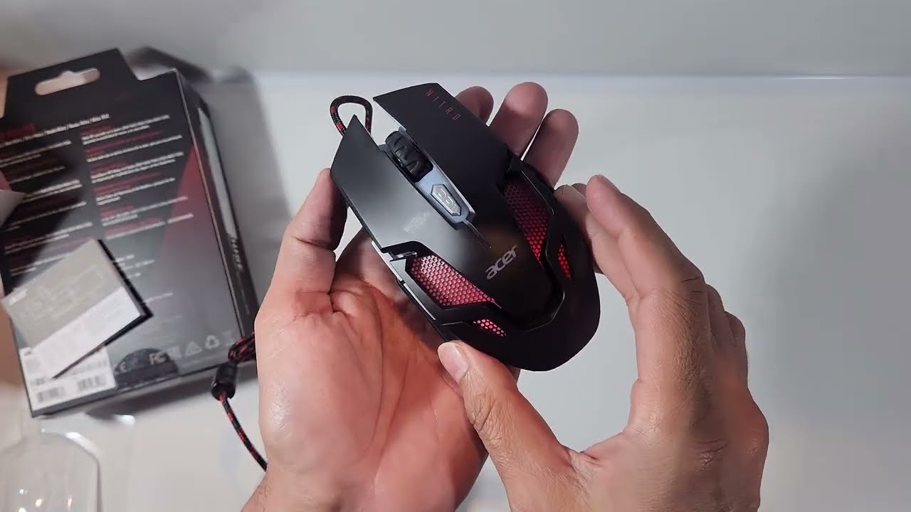 mouse nitro acer - YouTube