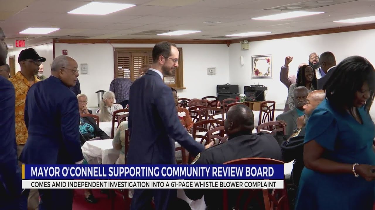Mayor Freddie O'Connell supporting Community Review Board - YouTube