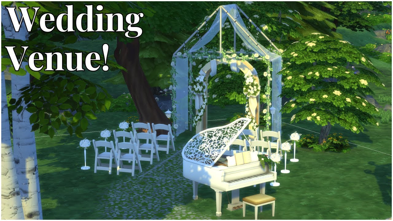 building a wedding venue // The Sims 4 Speed Build - YouTube