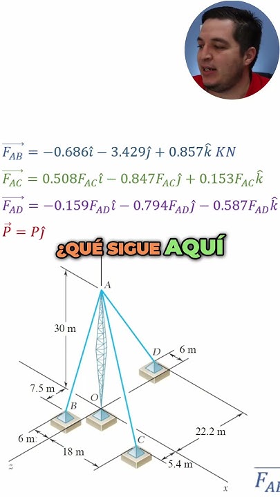 Descubre la Fuerza AC, AD y P Cómo Calcular Fuerzas en 3D - YouTube