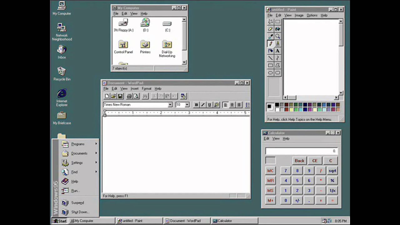 Hidden Windows 95 Startup Sound! - YouTube