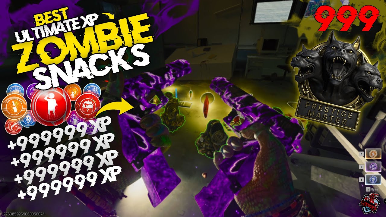 *NEW* CALL OF DUTY BO6 ZOMBIE SNACKS SOLO (UNLIMITED XP) AND UNLOCK ...