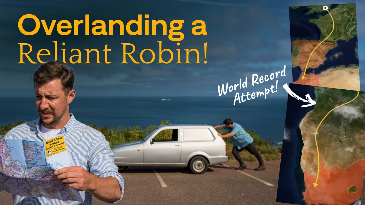 World First - Overlanding Africa in a 3 Wheeler (Reliant Robin) - YouTube