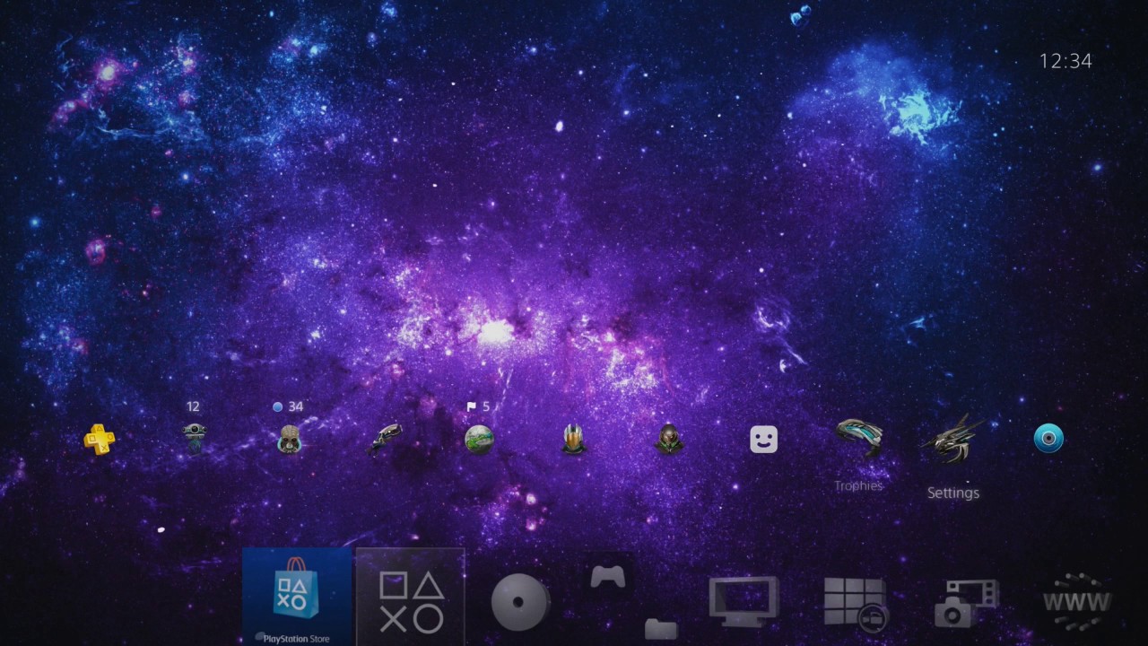 [PS4 Themes] 4k Ares Galaxy Dynamic Theme - YouTube