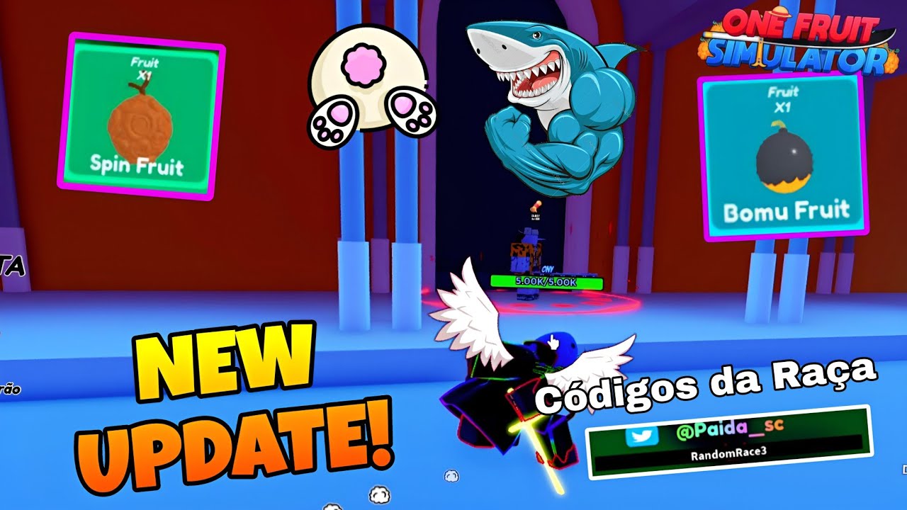 UPDATE!! NOVAS RAÇAS, FRUTAS E NOVOS CÓDIGOS DE RAÇAS no ONE FRUIT ...
