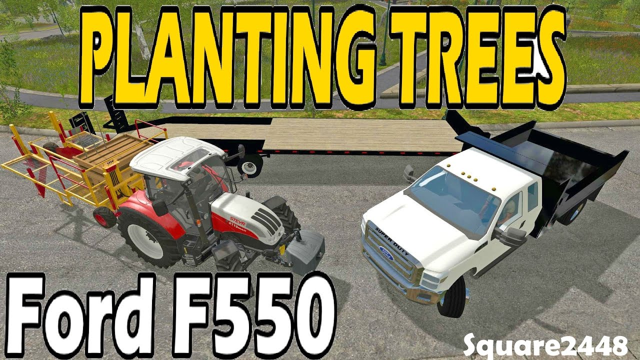 FS17: Planting Trees At The Park - YouTube