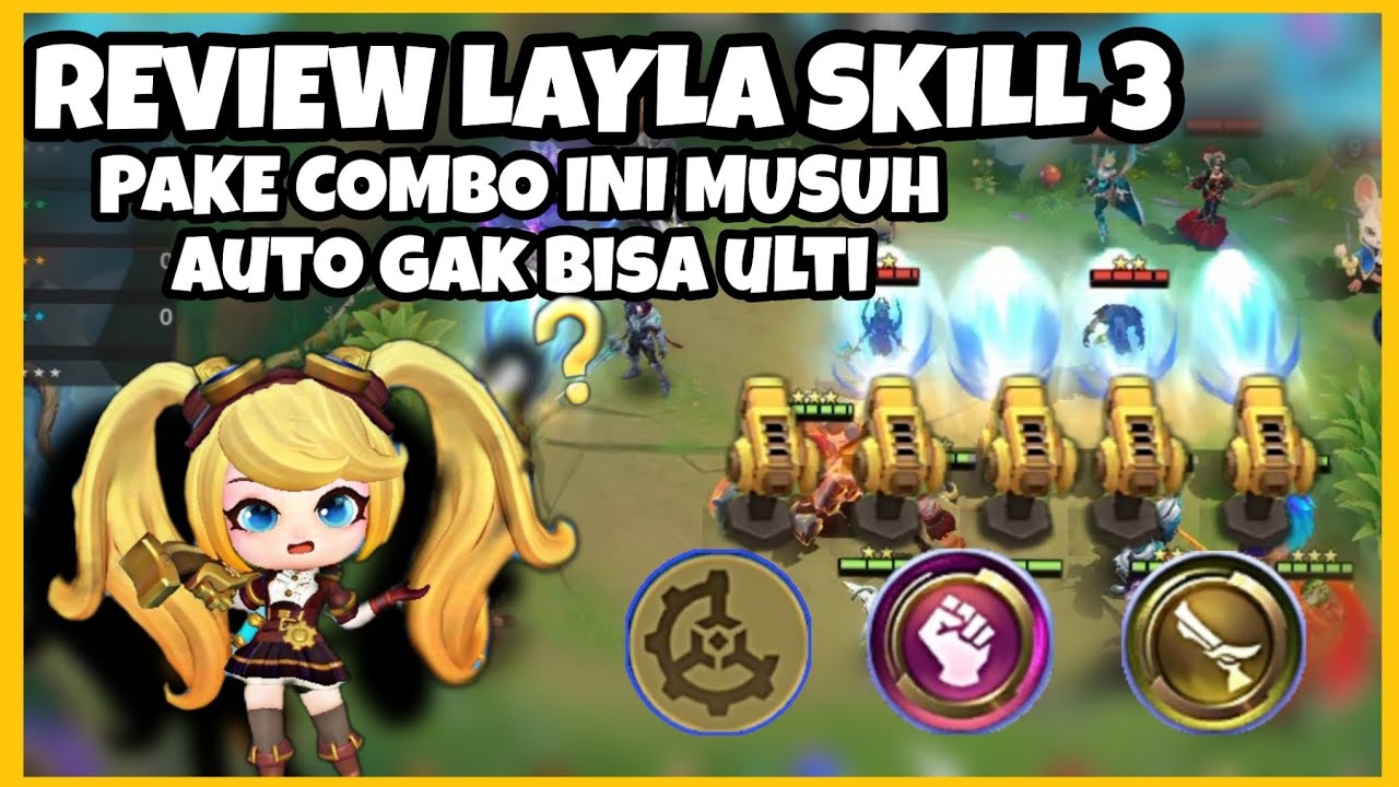 NEW COMMANDER LAYLA SKILL 3 MAGIC CHESS || COMBO ENAK BUAT PUSH RANK || COMBO MAGIC CHESS ...