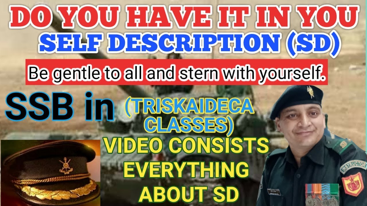 SELF DESCRIPTION SSB - YouTube