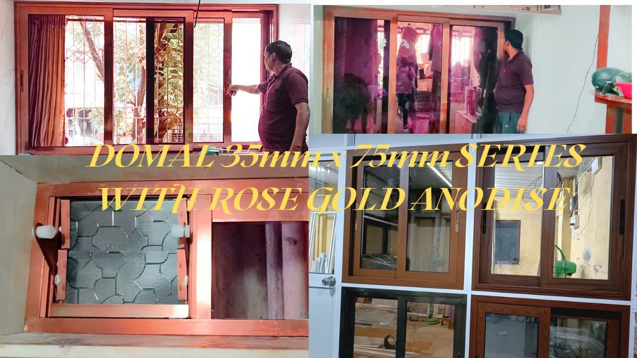 Domal window 35mm*75mm Series Window with 🌹Rose Gold Anodize - YouTube