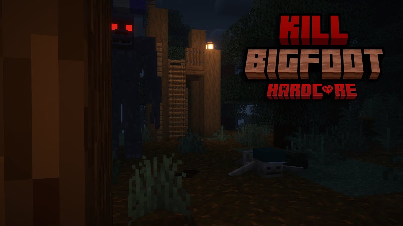 I Hunted Minecraft's SCARIEST Mod in HARDCORE | Bigfoot - YouTube