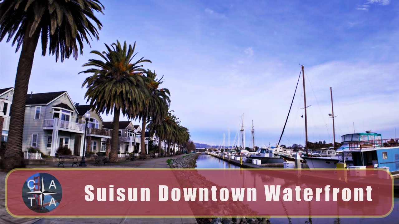 [4k] Suisun City, California - Downtown Waterfront Walk - YouTube