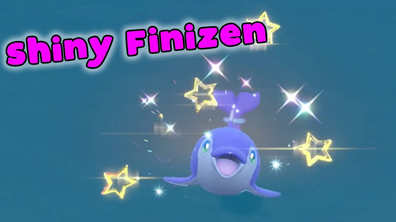 Shiny Finizen #963 in Pokémon Scarlet and Violet! - YouTube