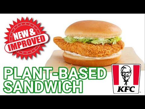 NEW & IMPROVED! KFC Plant-Based Sandwich November 2021 - YouTube