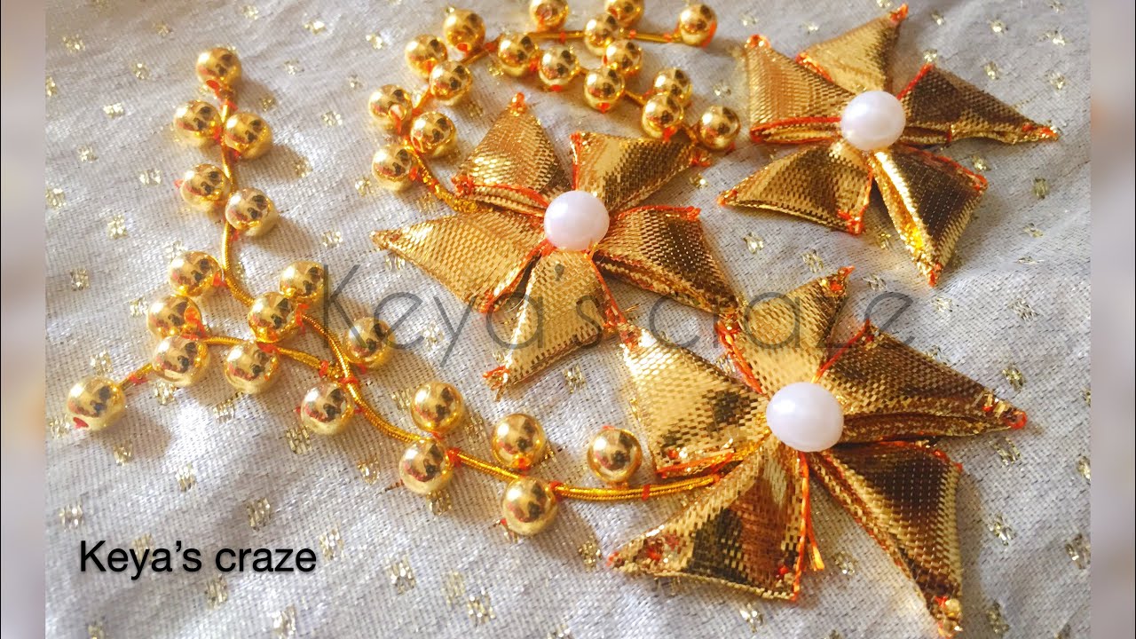 Tutorial NO-171/ Rajasthani Gota lace embroidery variation | Gota work ...