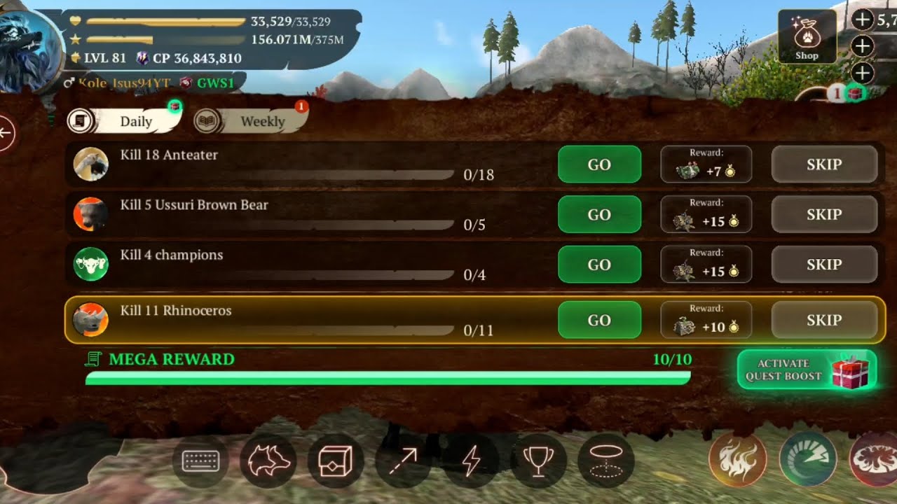 The Wolf - Good morning with 4 easy quests /7-10-15-15\ - YouTube