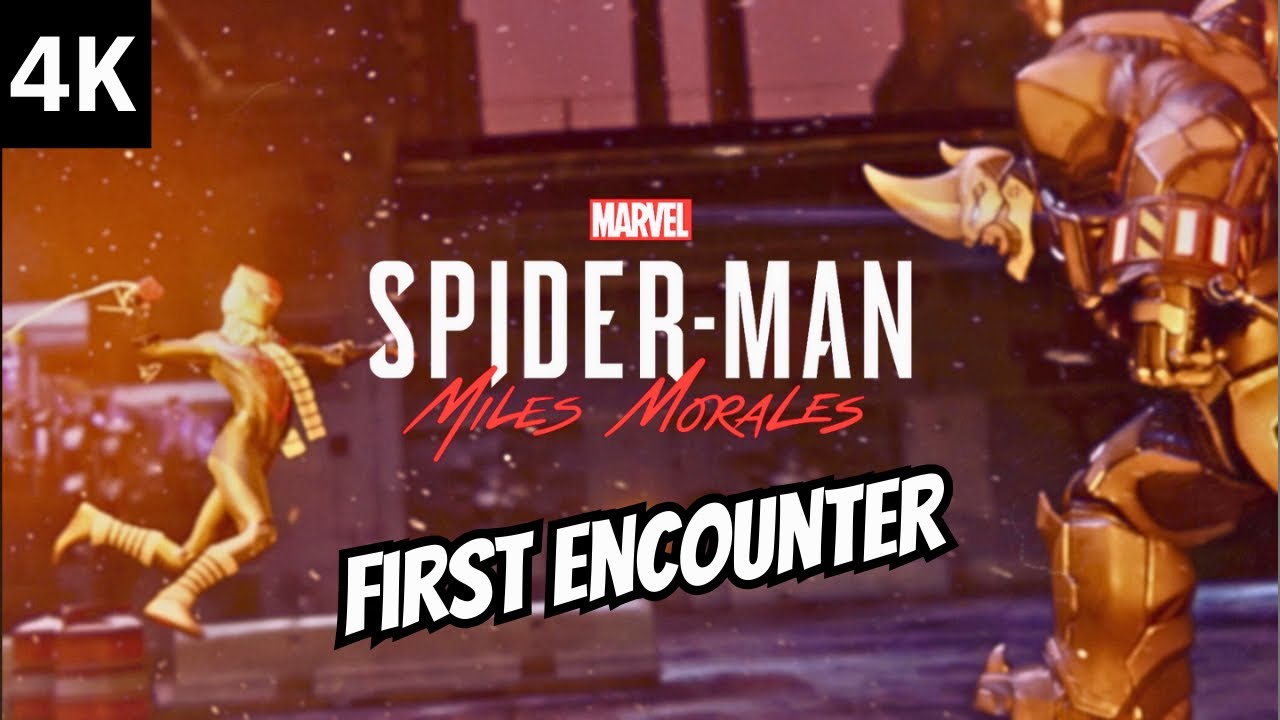 Marvel's Spider-Man: Miles Morales | Rhino Boss Fight | PS5 4K@60fps ...