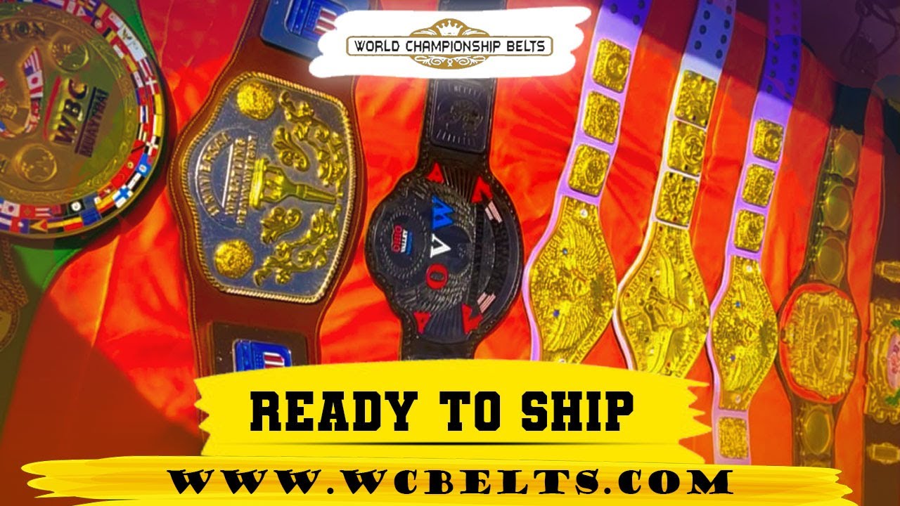 Unveiling Rare & Exclusive Championship Belts Now In Stock - YouTube
