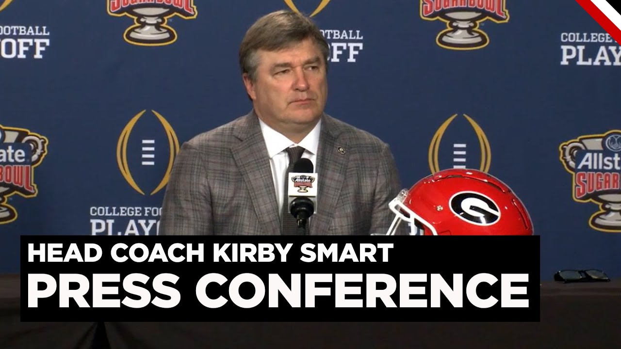 Georgia Football: Pre-Sugar Bowl Head Coaches Press Conference - YouTube