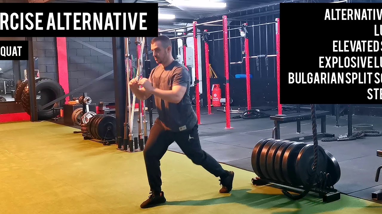 Exercise Alternative: Split Squat - YouTube