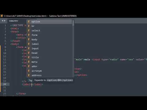 how to create html forms - YouTube