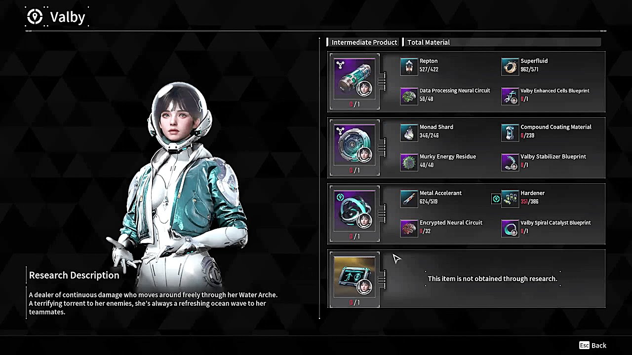 Farming to Unlock Valby 💧 - The First Descendant PC Gameplay (No ...