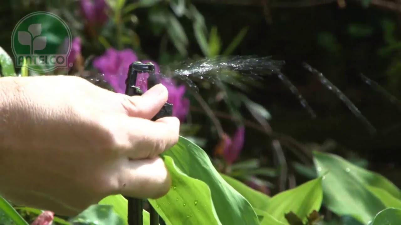 Antelco Rotor Spray™ Mini Sprinkler - YouTube