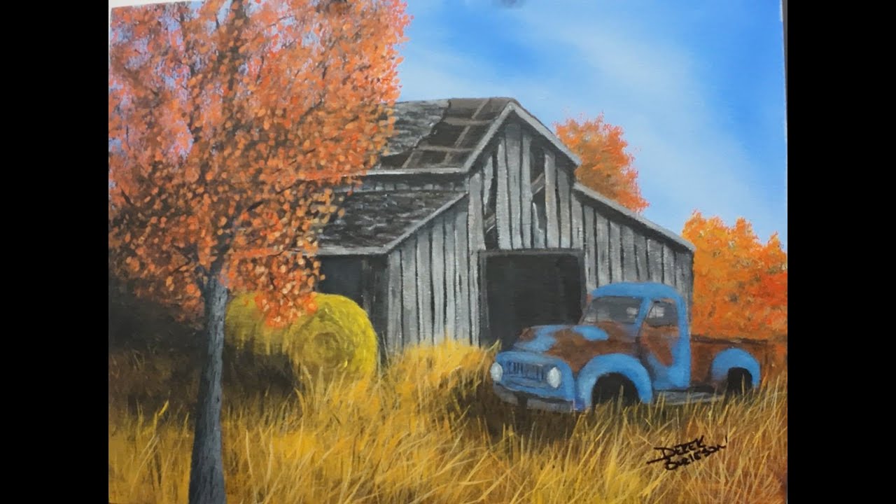 Kansas Barn in the Fall Part 1 - YouTube