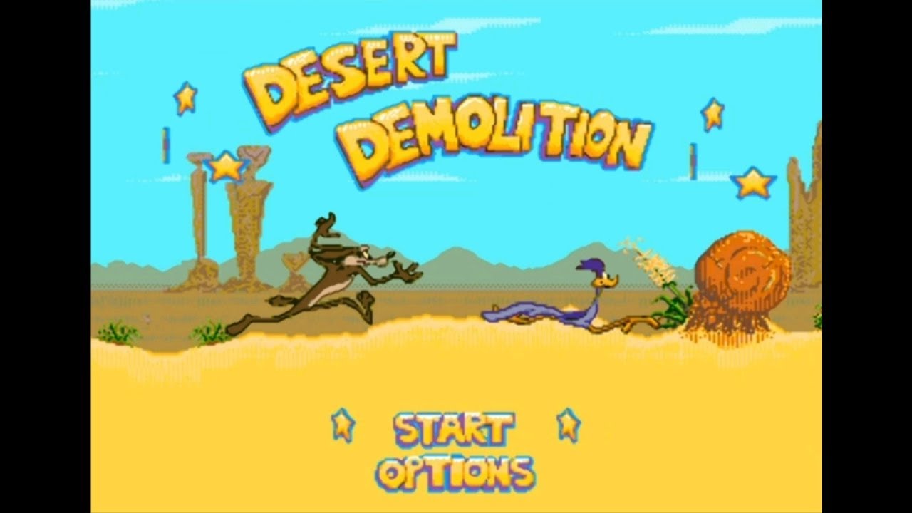 Desert Demolition. SEGA. Walkthrough (Road Runner) - YouTube