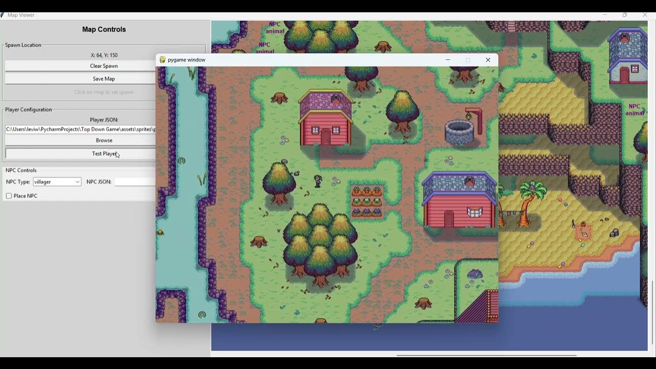 Top Down 2d Pygame 1 Month of Progress - YouTube