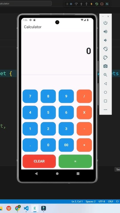 Flutter calculator app| calculator app in flutter #flutter - YouTube