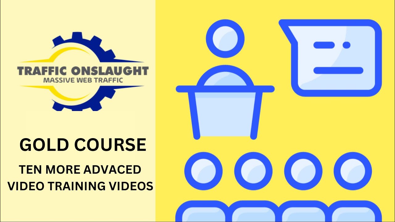 Traffic Onslaught Website Traffic Gold (Advanced Course) - YouTube