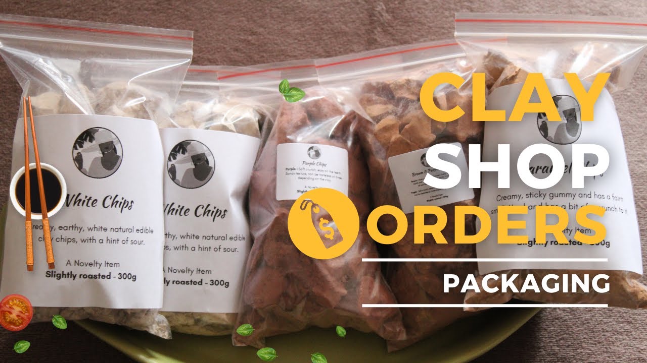 BROWN CAY, CARAMEL CLAY & WHITE CLAY - ORDER PACKAGING - Short Video ...