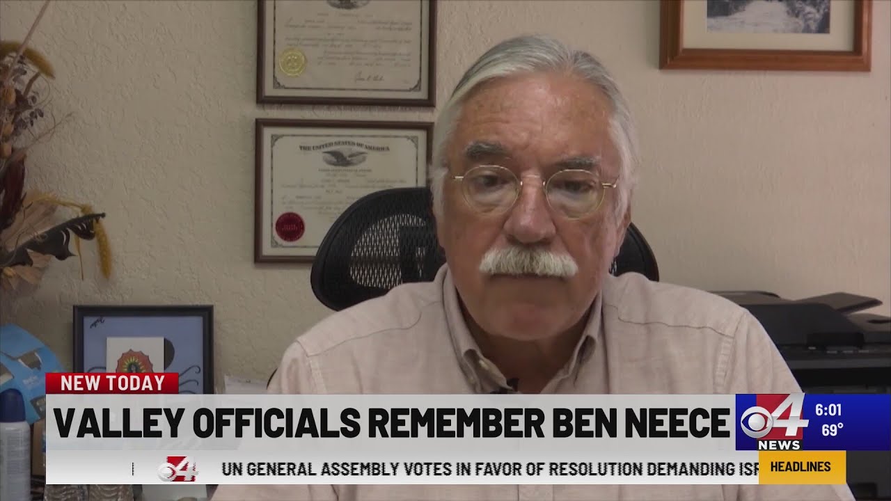 Valley officials remember former Judge Ben Neece - YouTube